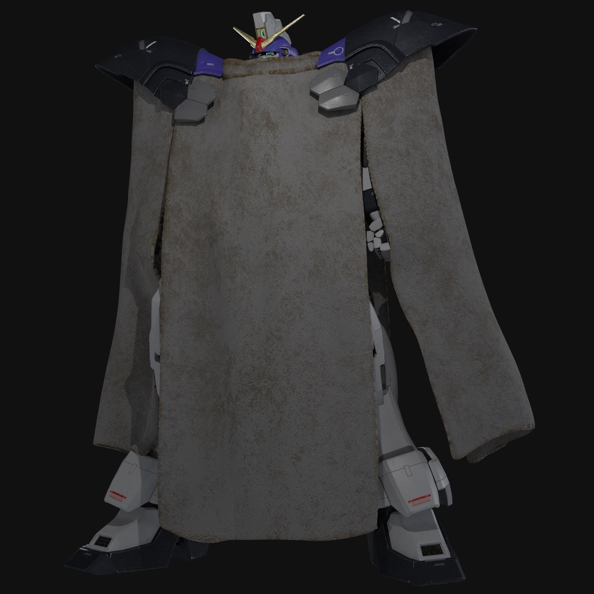 Sandrock gundam EW ka ver 3D model animated rigged | CGTrader