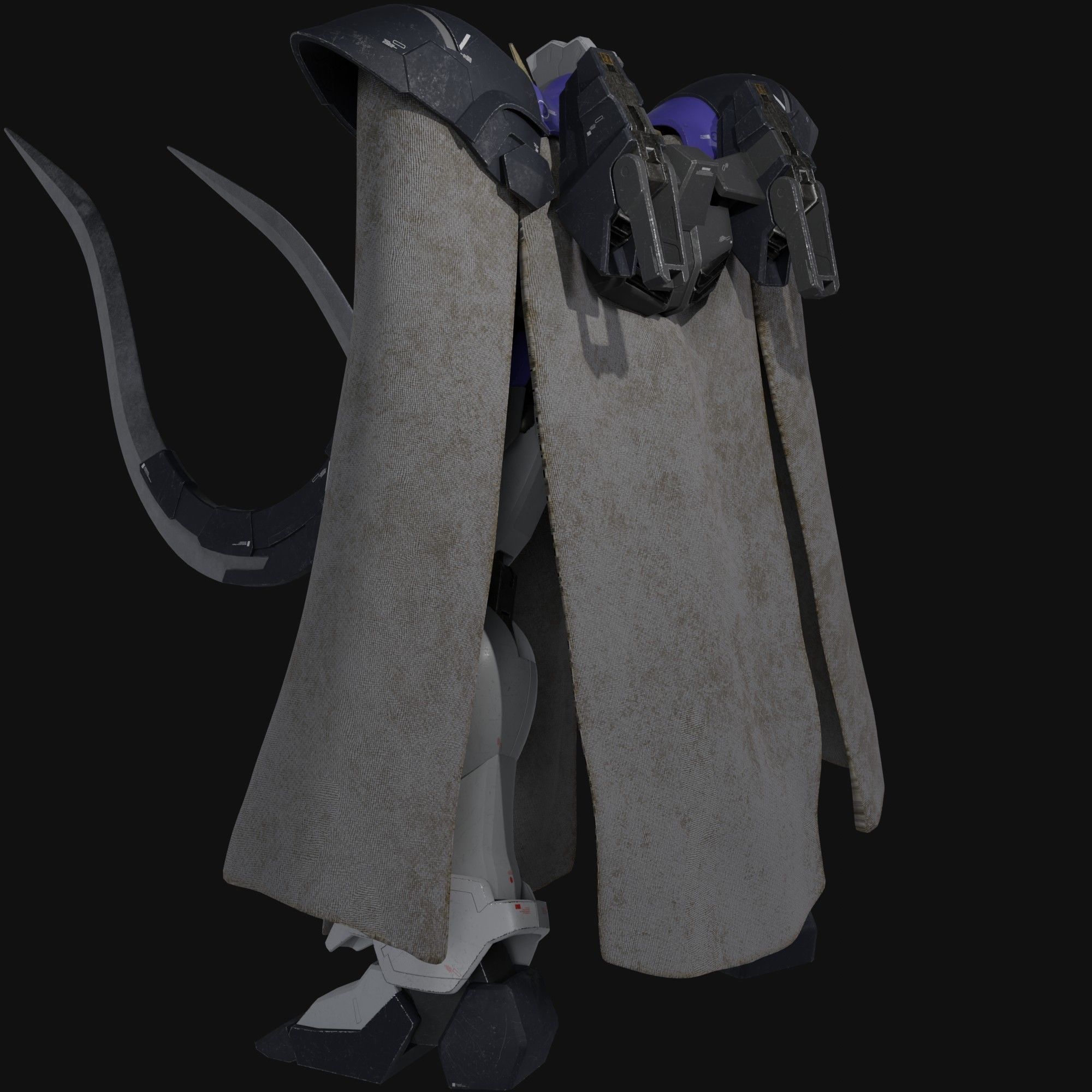 Sandrock gundam EW ka ver 3D model animated rigged | CGTrader