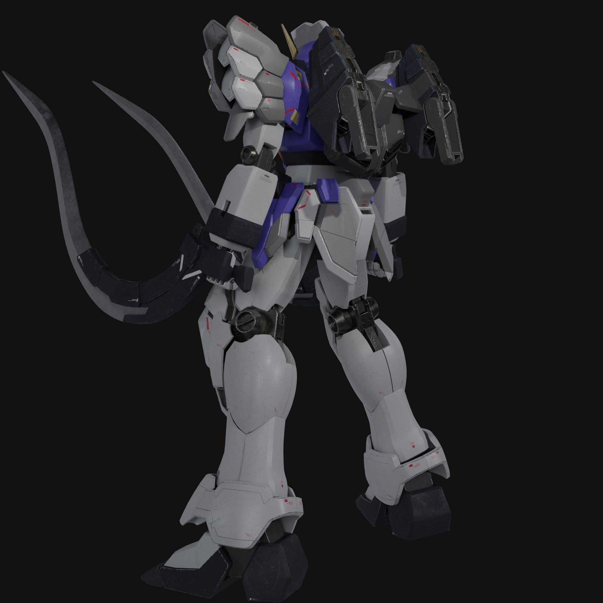 Sandrock gundam EW ka ver 3D model animated rigged | CGTrader