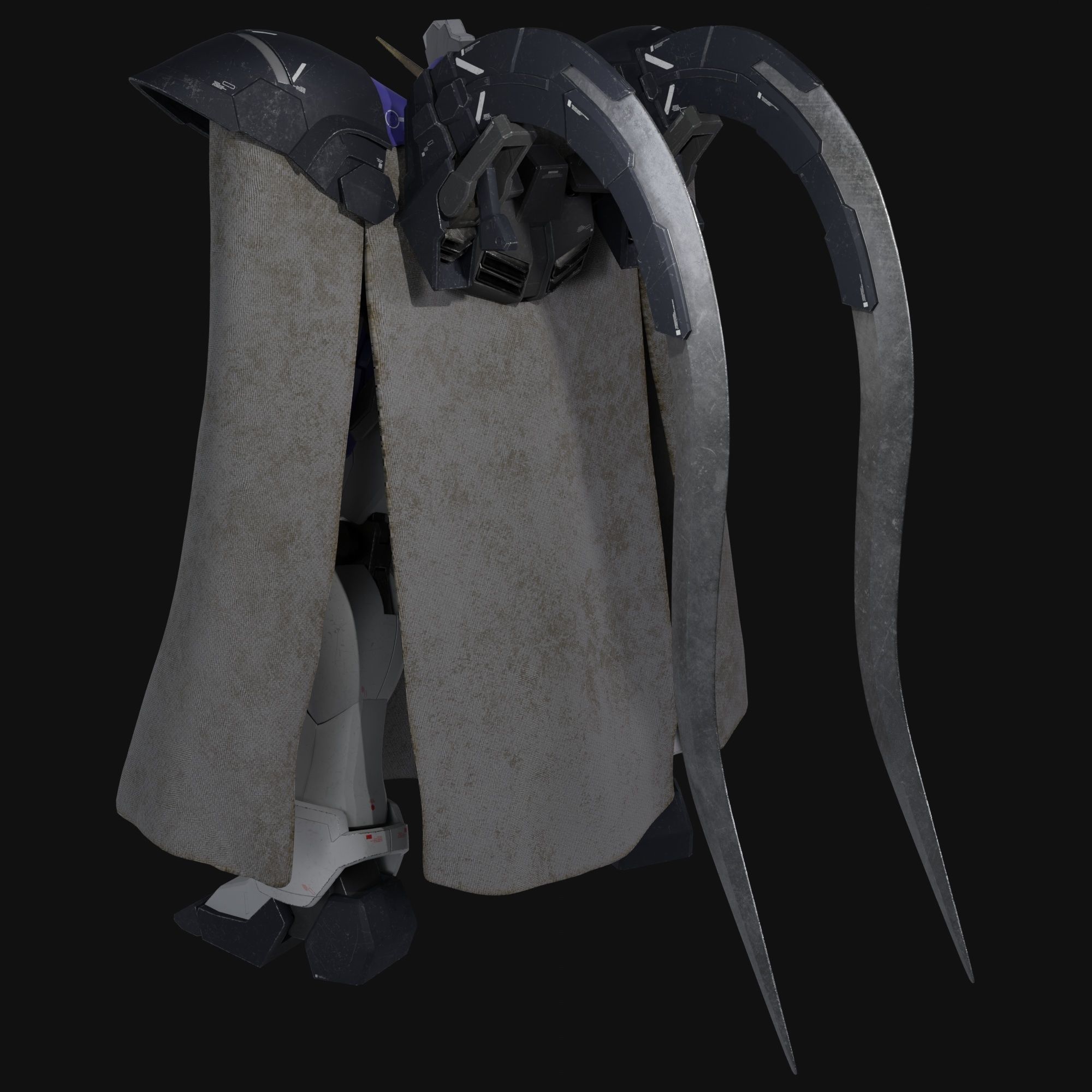 Sandrock gundam EW ka ver 3D model animated rigged | CGTrader