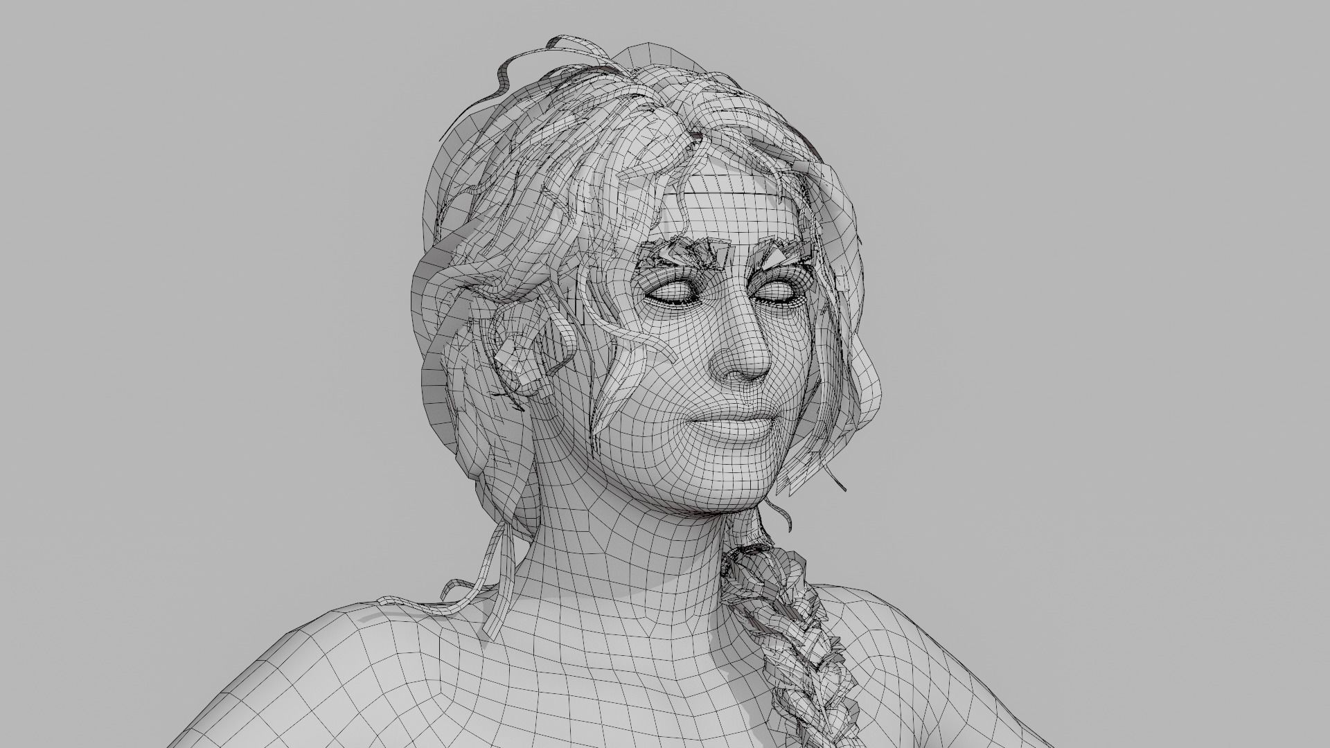 Realistic Female - Gillian 3D model rigged | CGTrader