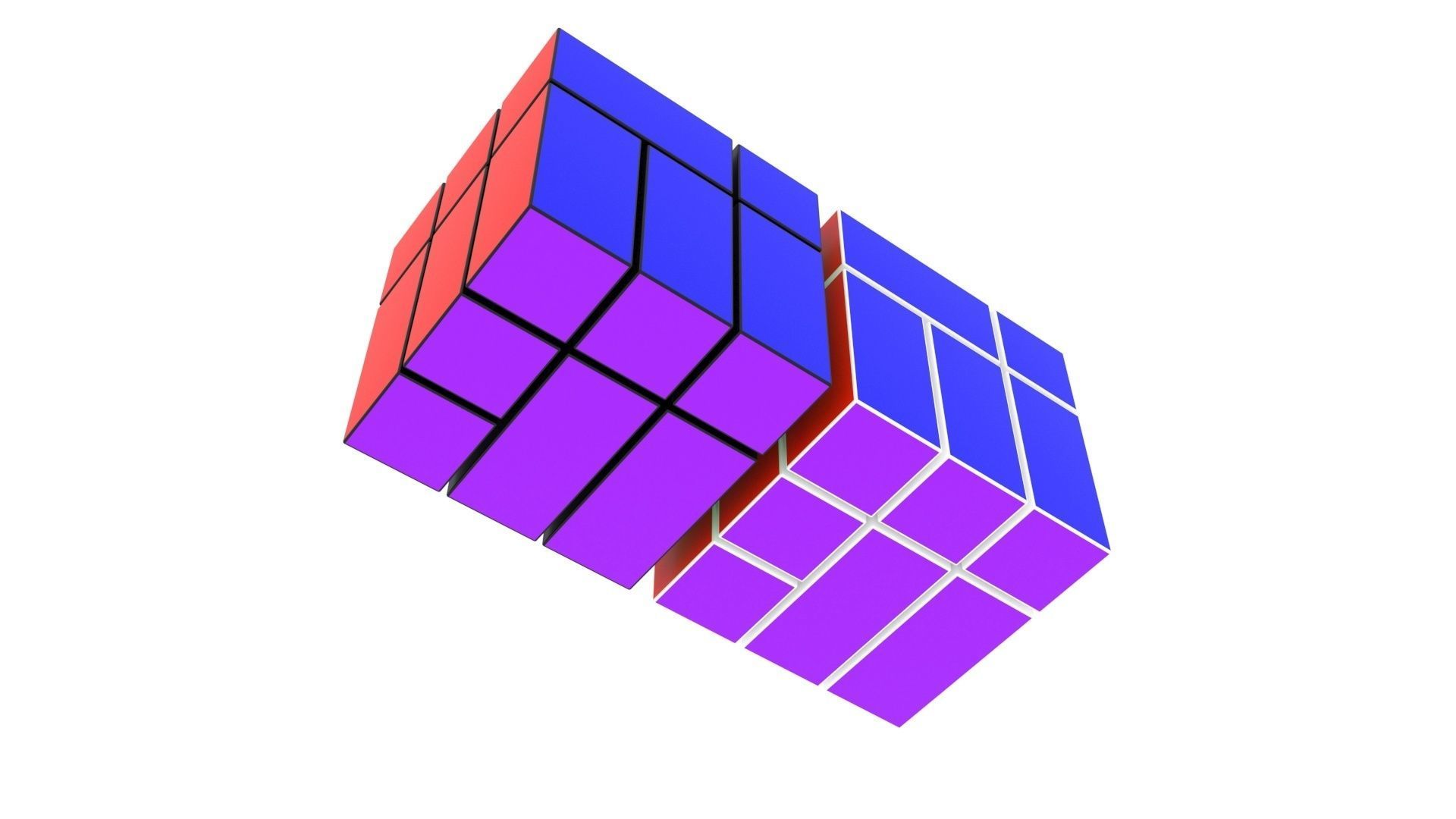 Bandage Cubes 3D model | CGTrader