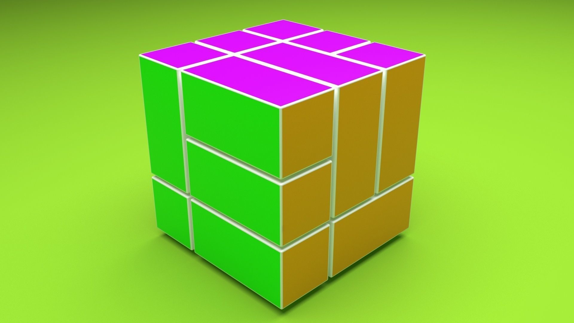 Bandage Cubes 3D model | CGTrader