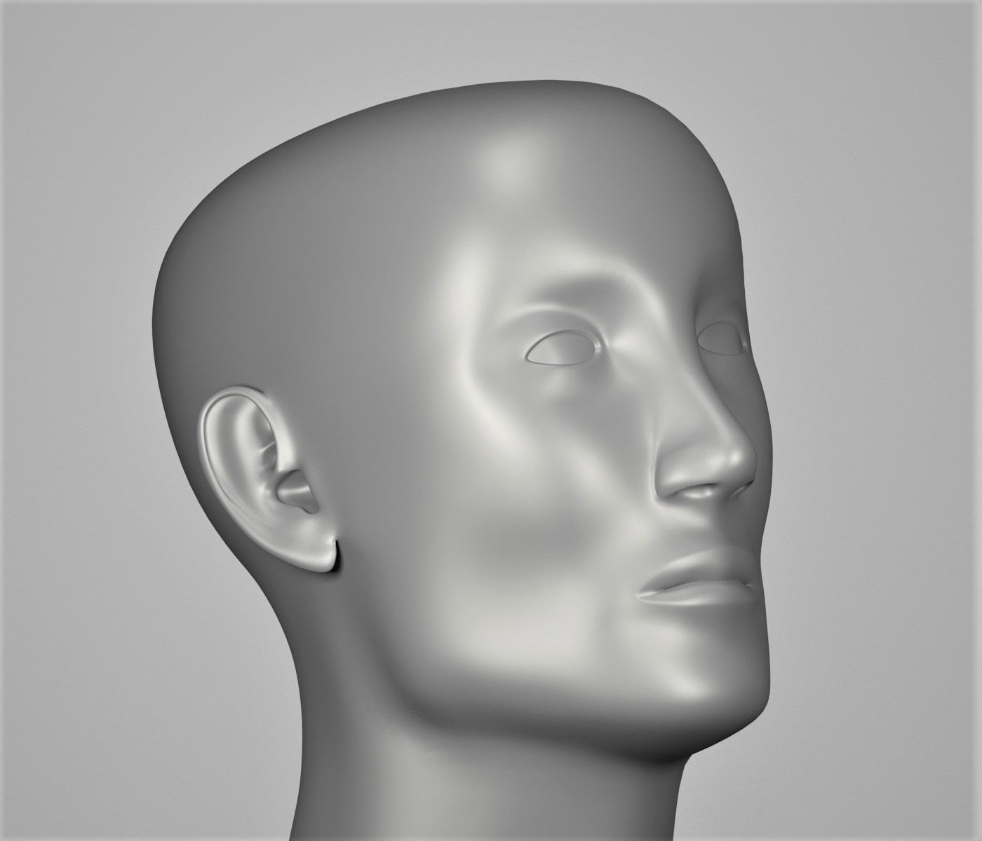 3D model Male Head 3d Model VR / AR / low-poly | CGTrader