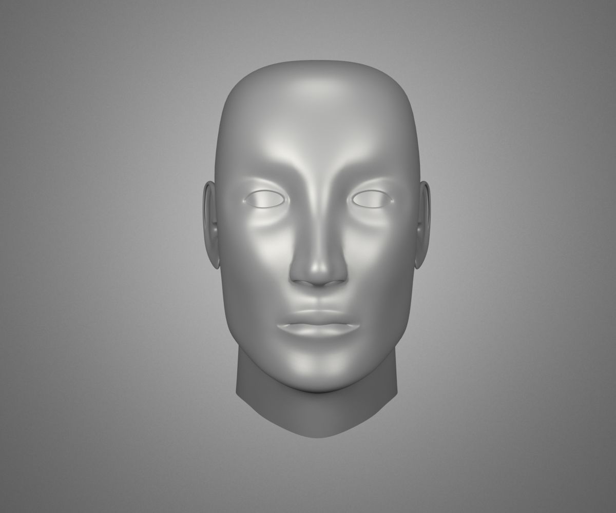 3D model Male Head 3d Model VR / AR / low-poly | CGTrader