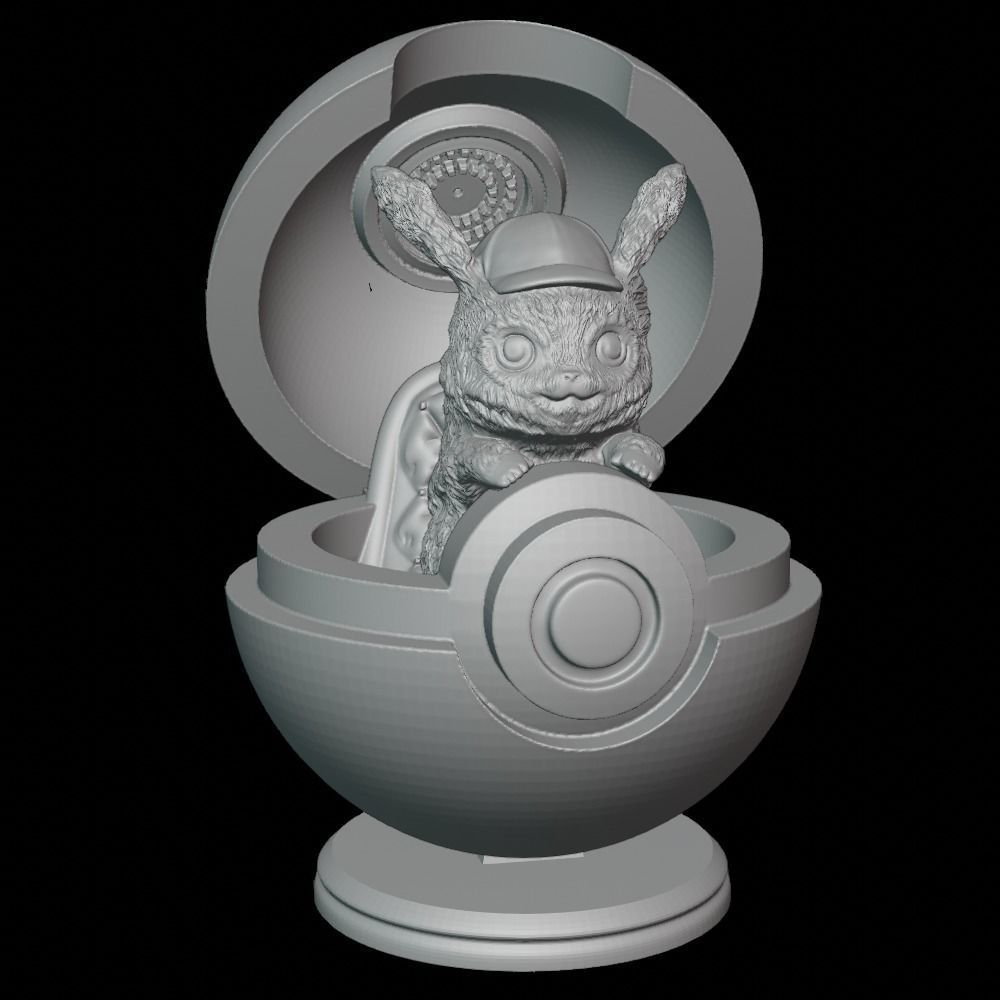 Pikachu-2 3D model 3D printable | CGTrader