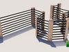 3D model Wood Railings RailClone VR / AR / low-poly | CGTrader