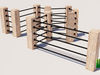 3D model Wood Railings RailClone VR / AR / low-poly | CGTrader