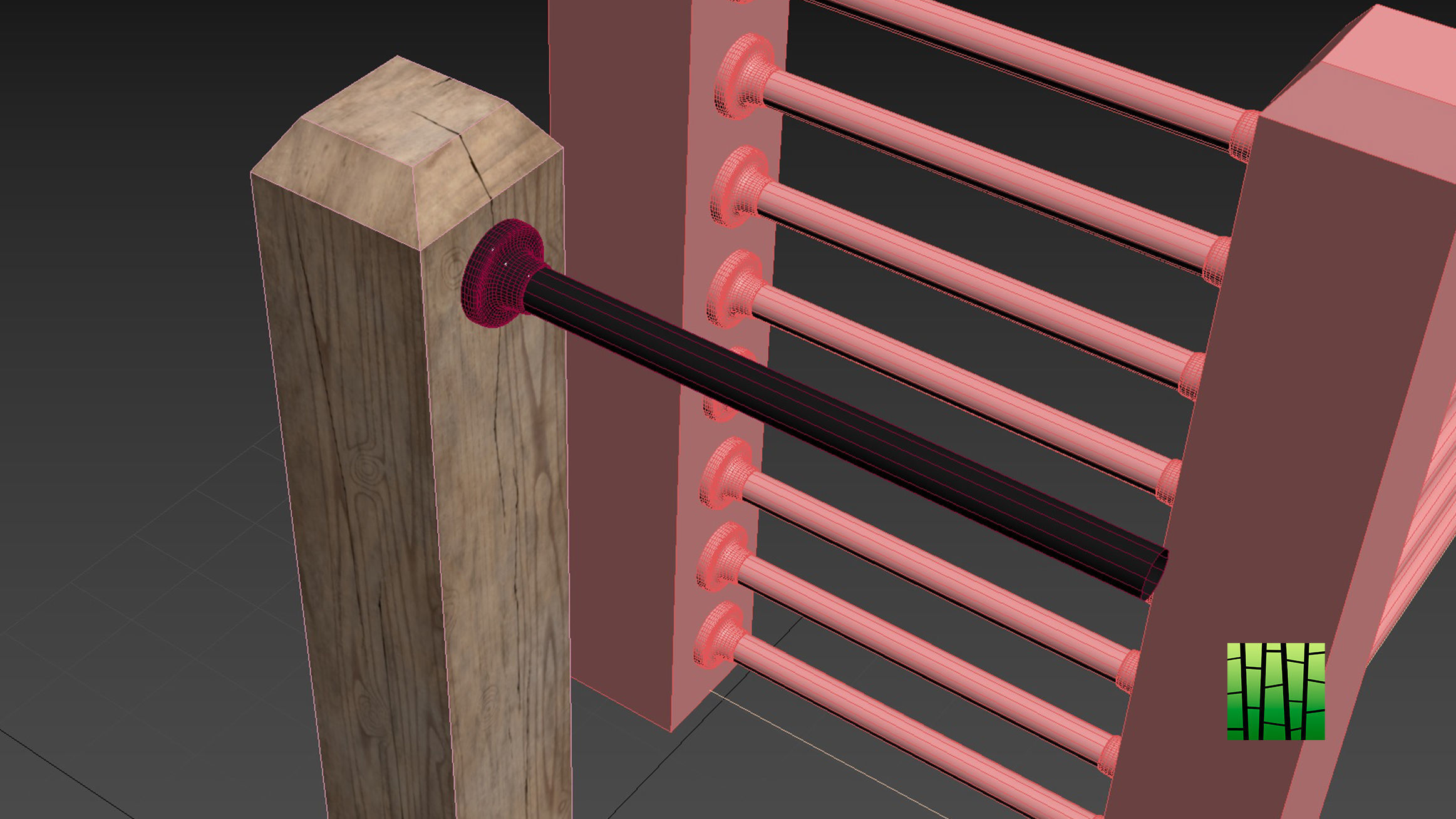 3D model Wood Railings RailClone VR / AR / low-poly | CGTrader