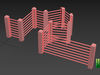 3D model Wood Railings RailClone VR / AR / low-poly | CGTrader