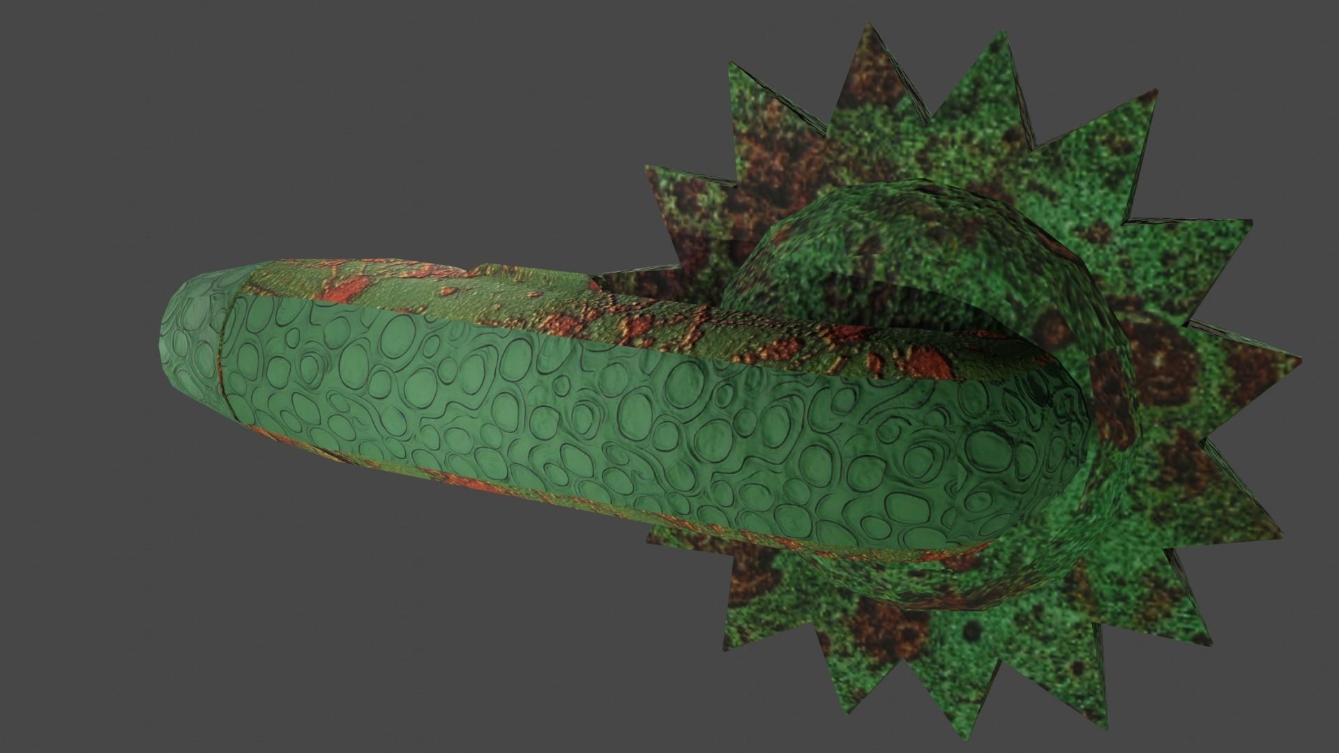 3D model Gothic Grind Low-Poly Horror Chainsaw 3D Model VR / AR / low ...