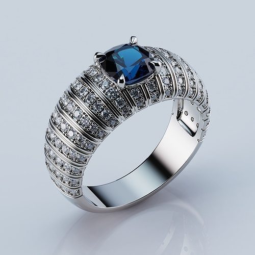 Beautiful Ring Style 01 3D model 3D printable | CGTrader