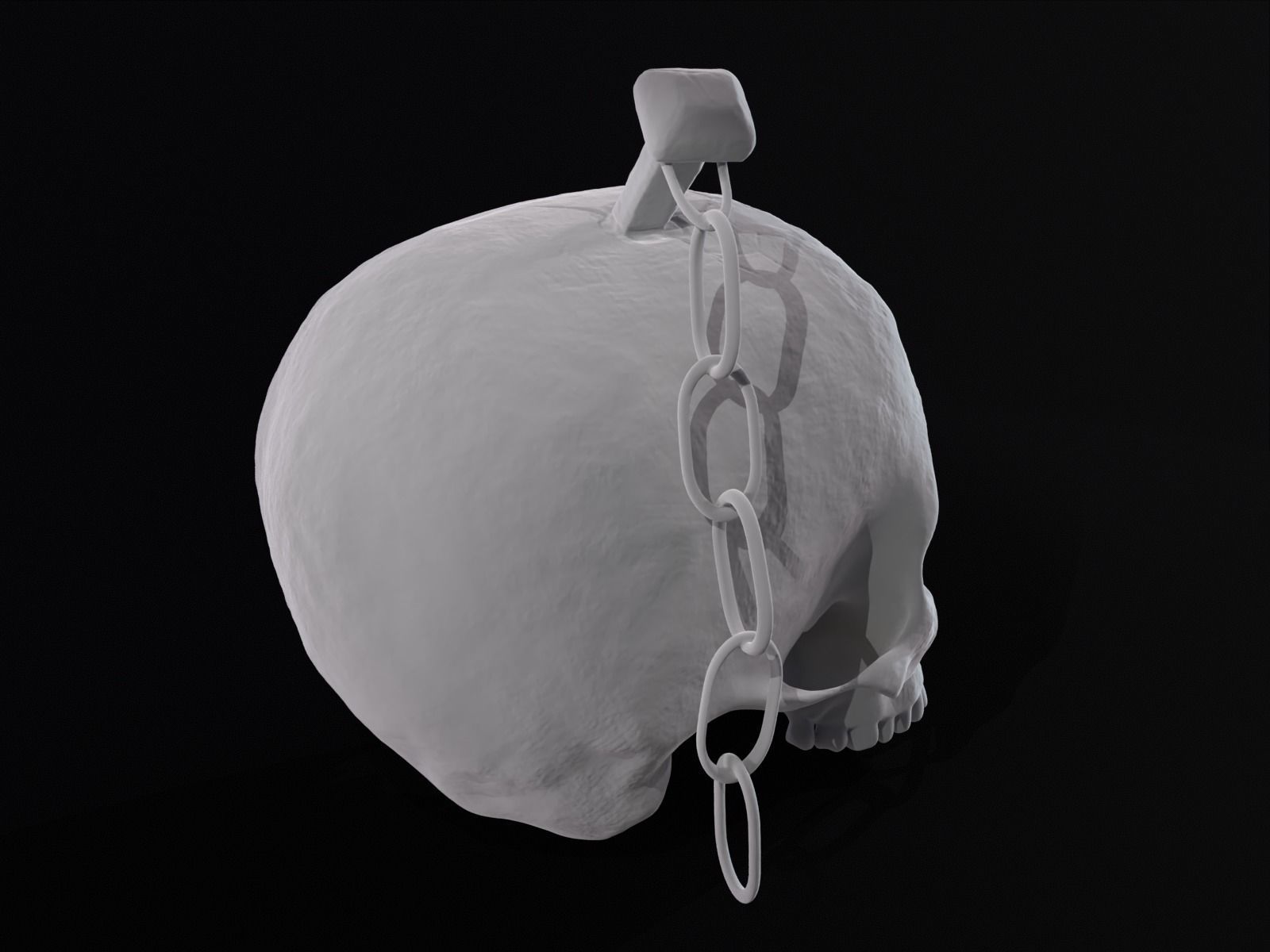 Impaled Skull - 3D Printing 3D model 3D printable | CGTrader