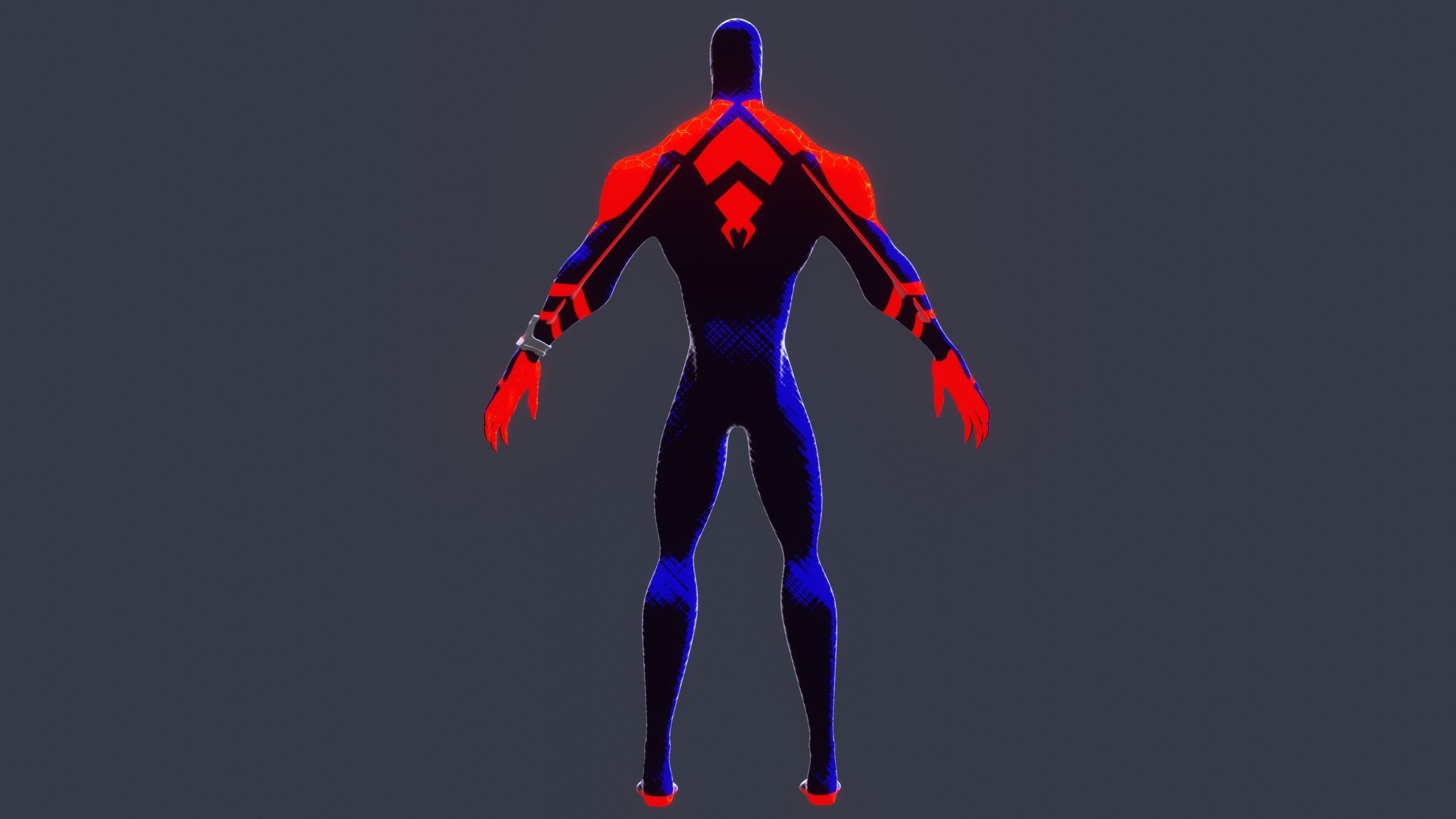 Spider-Man 2099 From Spider-Man Across the Spider-Verse rig 3D model ...