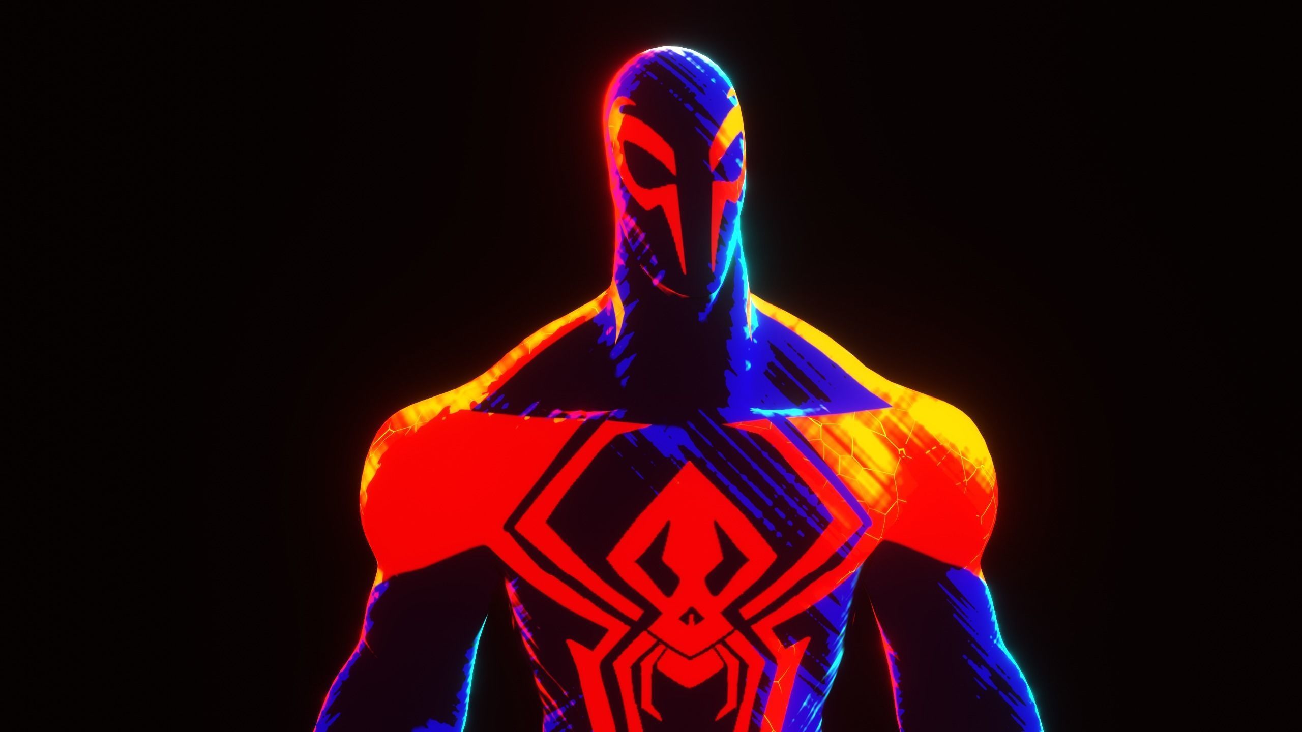 Spider-Man 2099 From Spider-Man Across the Spider-Verse rig 3D model ...