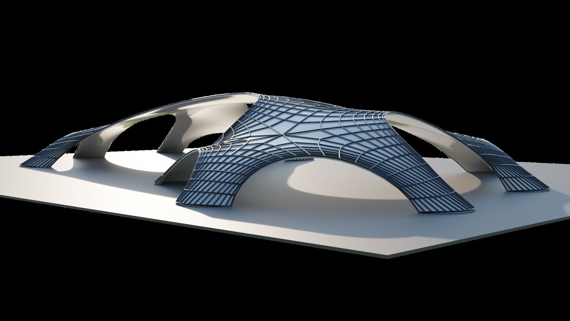 3D model Vaults Landscape Sci-Fi Structure VR / AR / low-poly | CGTrader