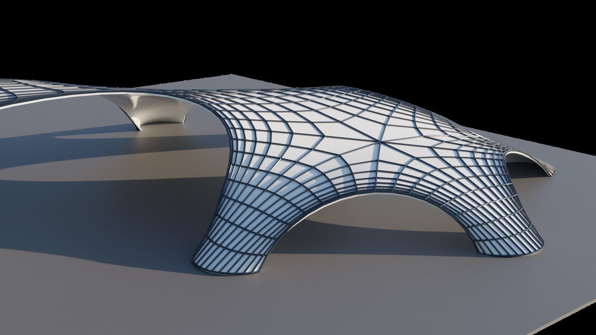 3D model Vaults Landscape Sci-Fi Structure VR / AR / low-poly | CGTrader