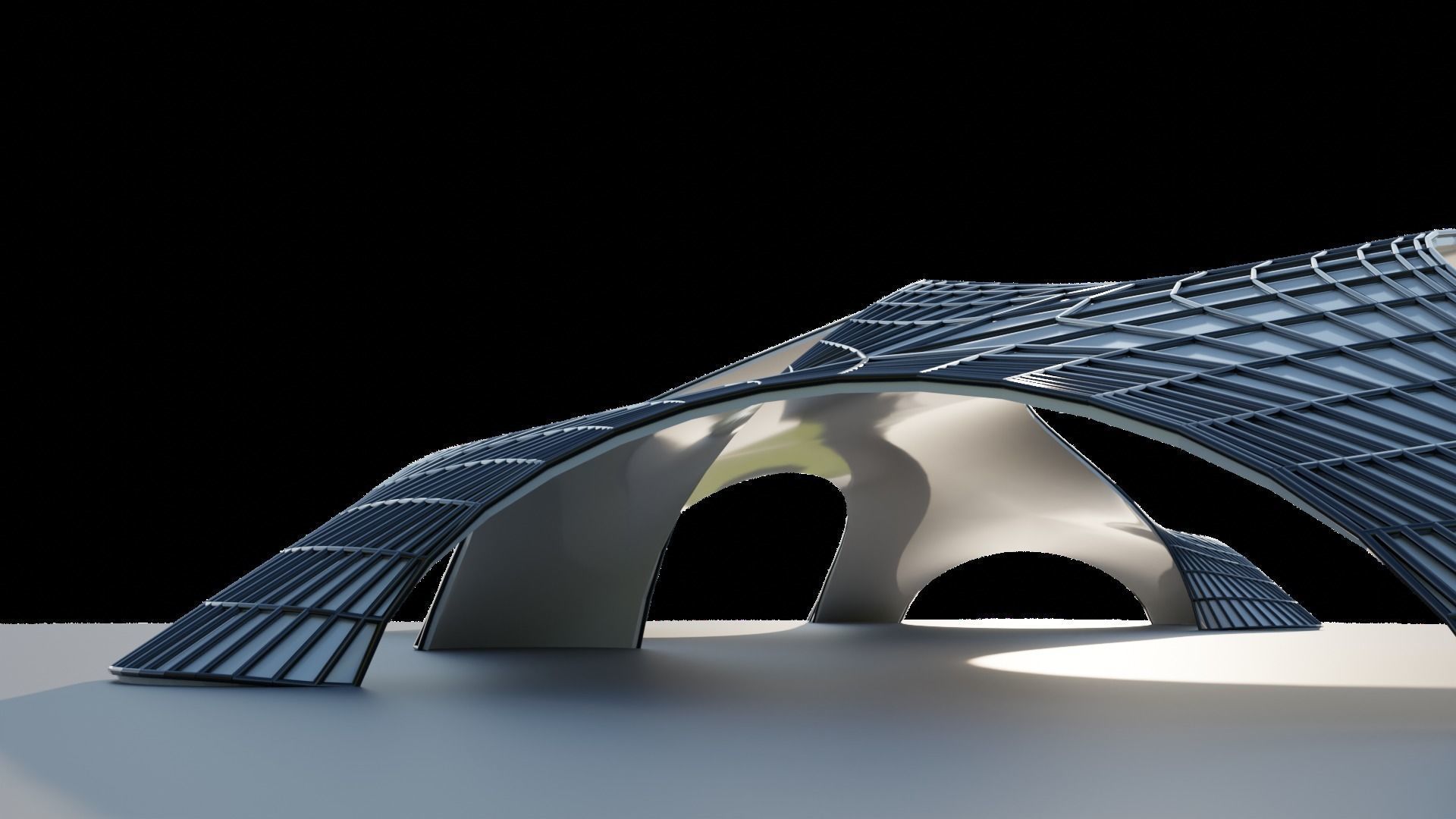 3D model Vaults Landscape Sci-Fi Structure VR / AR / low-poly | CGTrader