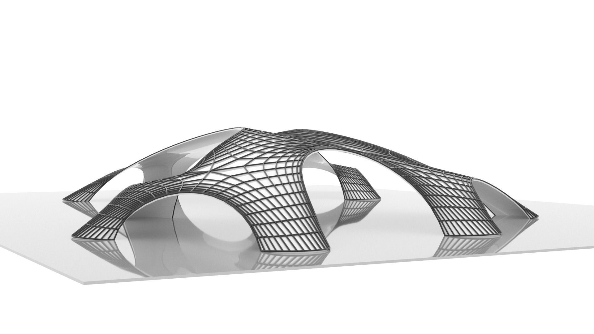 3D model Vaults Landscape Sci-Fi Structure VR / AR / low-poly | CGTrader