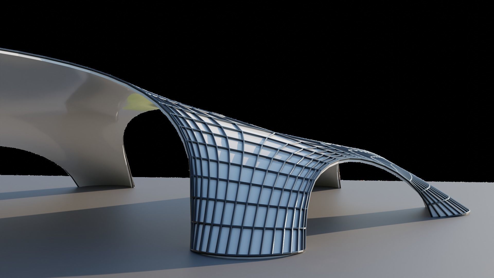 3D model Vaults Landscape Sci-Fi Structure VR / AR / low-poly | CGTrader