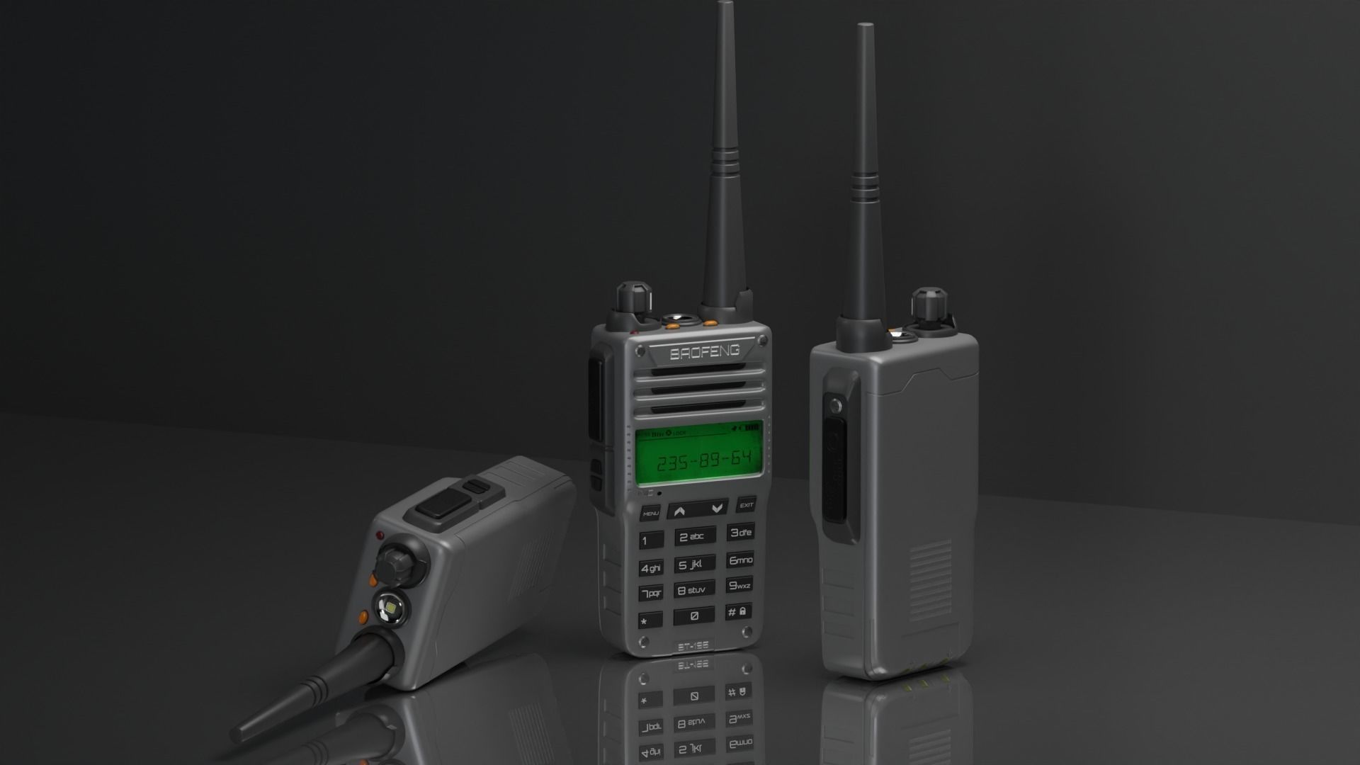 3D model Walkie Talkie 3D Model VR / AR / low-poly | CGTrader