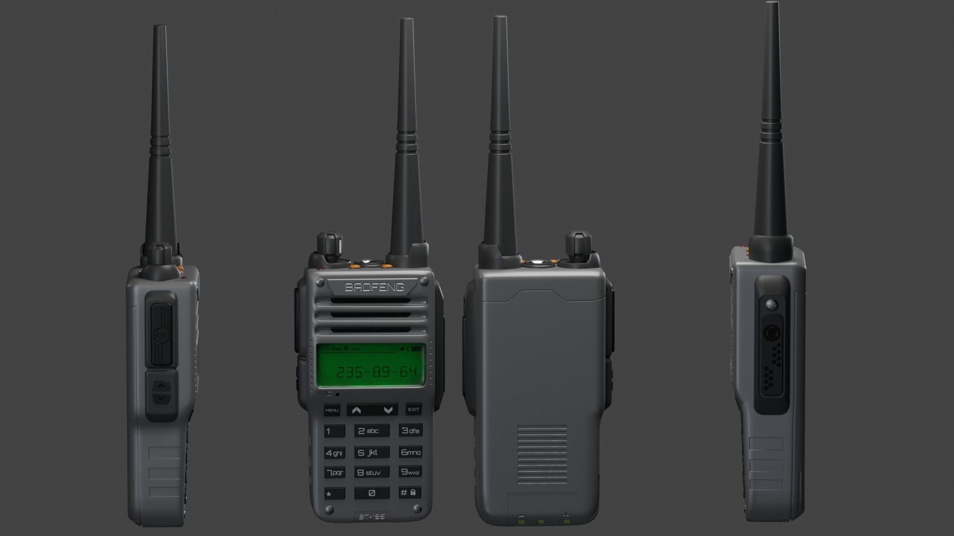 3D model Walkie Talkie 3D Model VR / AR / low-poly | CGTrader