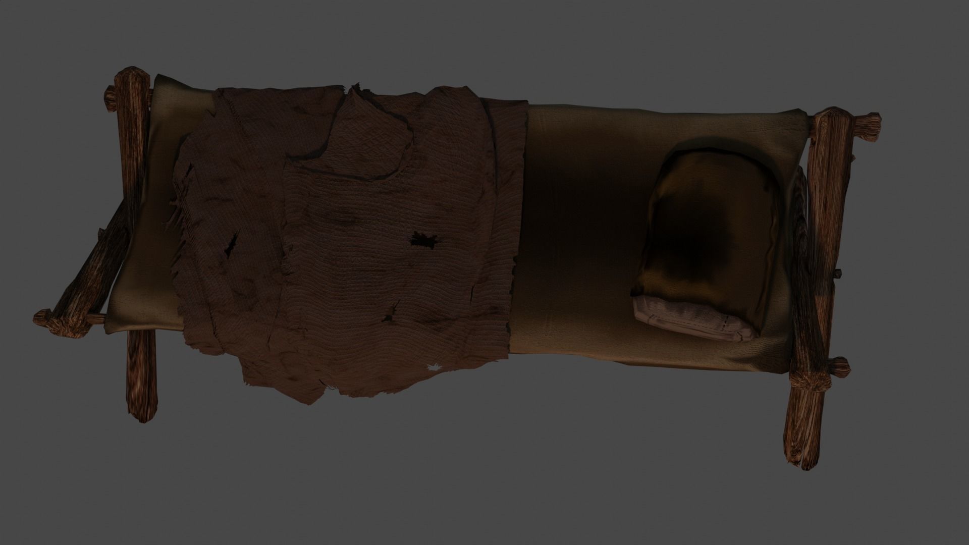 3D model medieval peasants cot the shrek collection VR / AR / low-poly ...