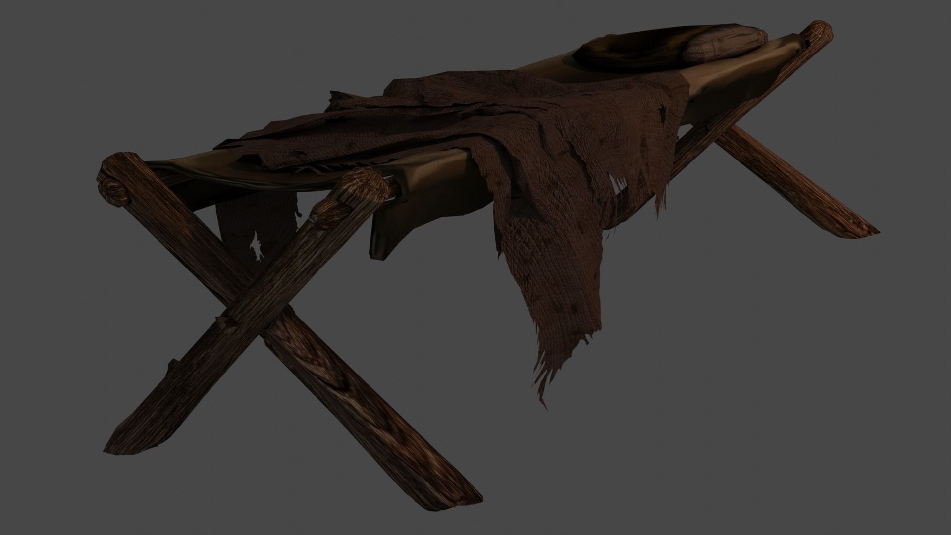 3D model medieval peasants cot the shrek collection VR / AR / low-poly ...