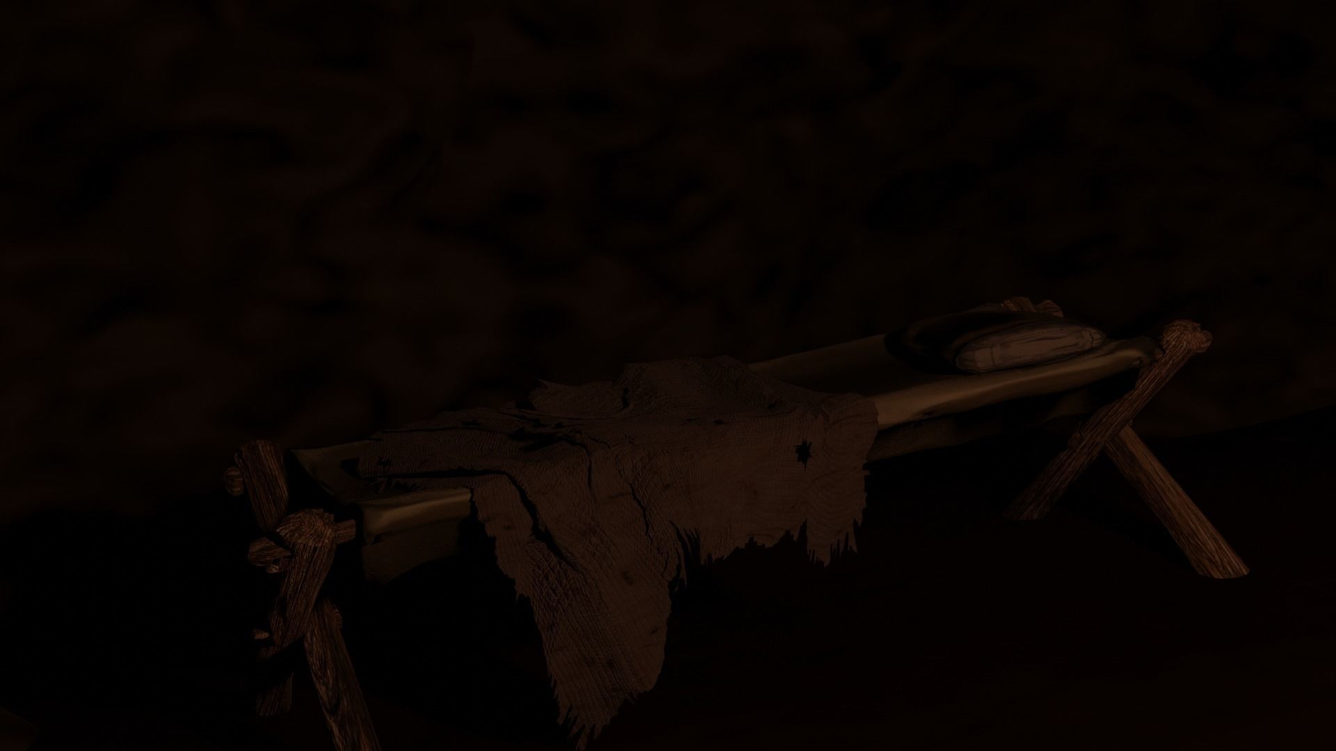 3D model medieval peasants cot the shrek collection VR / AR / low-poly ...