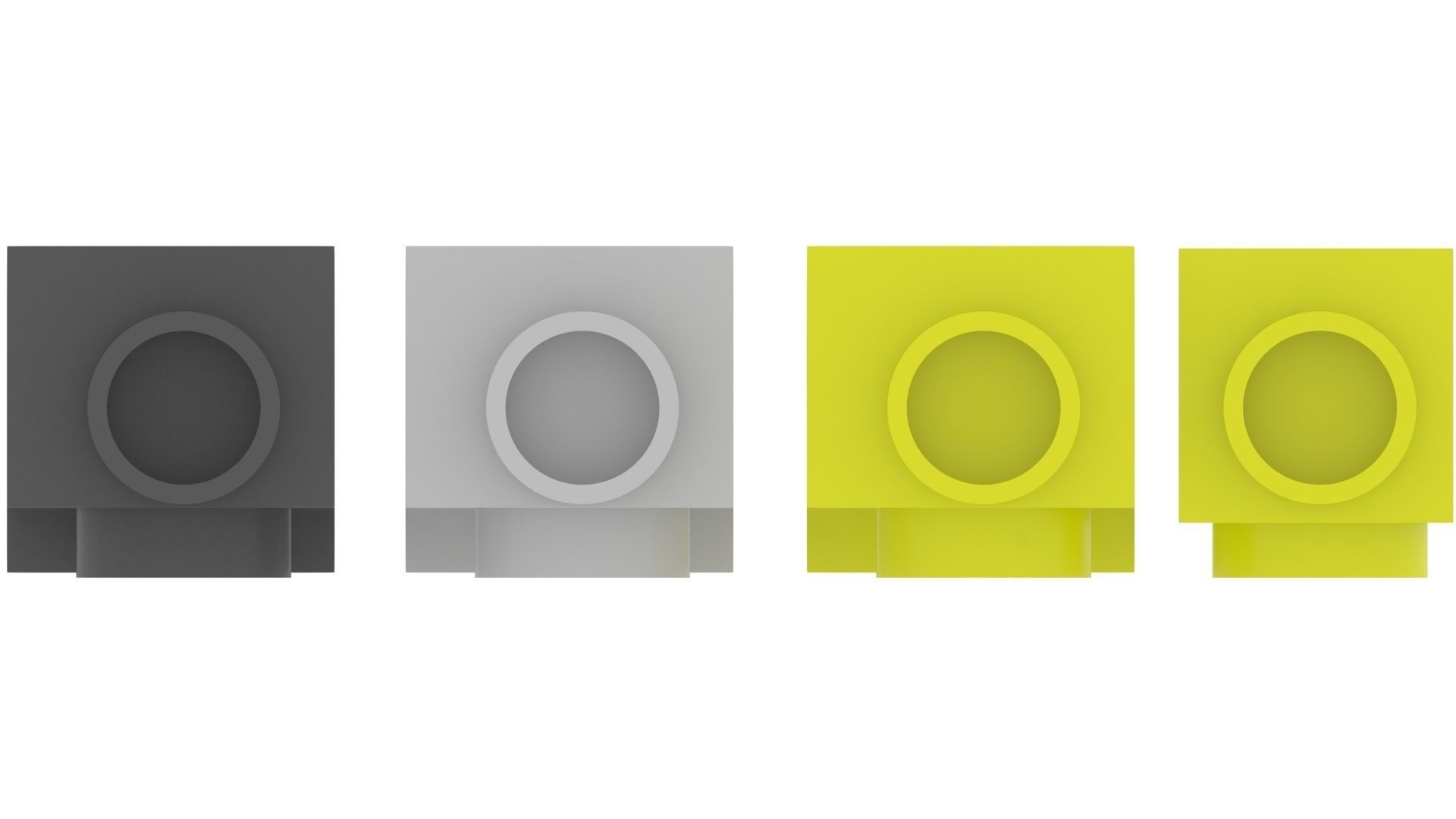 Lego Headlight Bricks 3D model | CGTrader