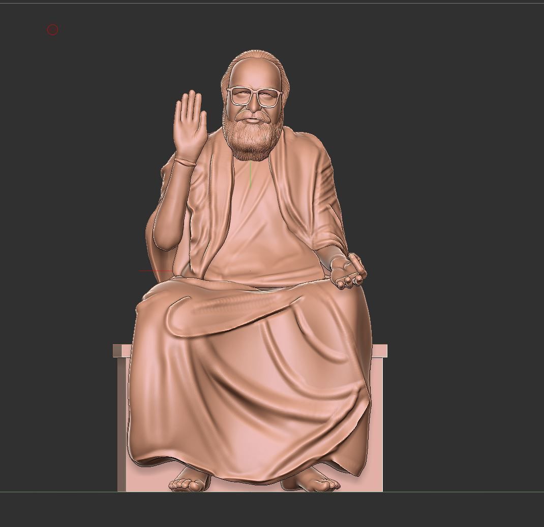 swami sudarshanacharya ji maharaj 3D model 3D printable | CGTrader
