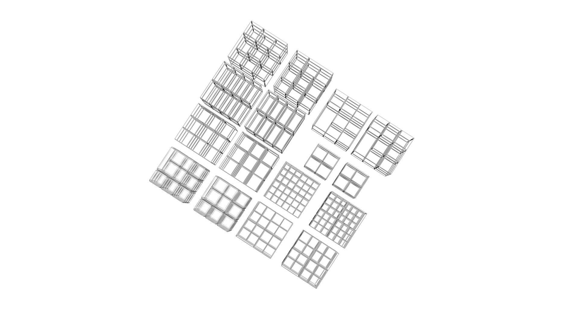 Bandage Cubes Set 3D model | CGTrader