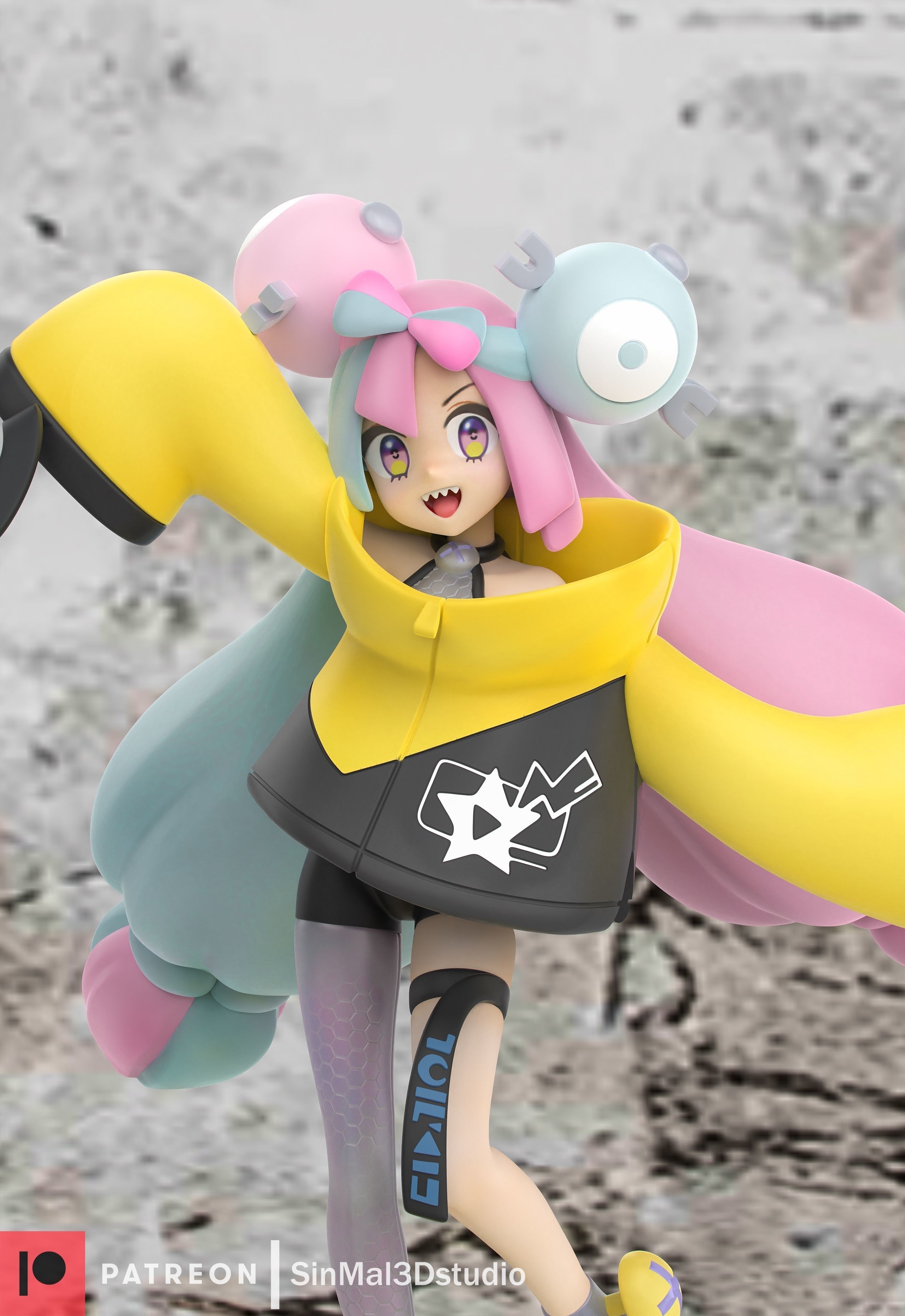 Pokemon iono 3d print model 3D model 3D printable | CGTrader