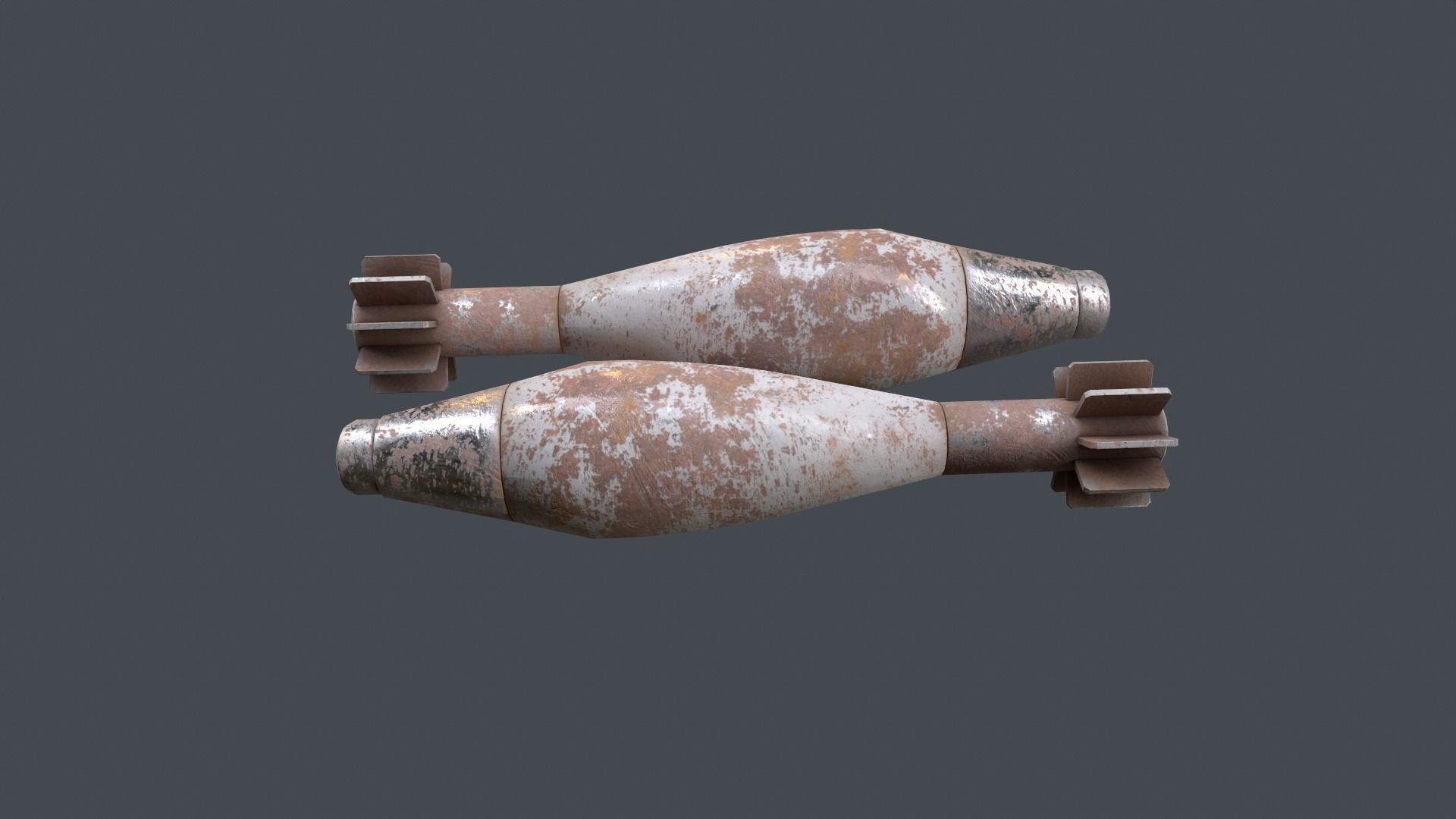 Mortar Projectile 60mm 3D model | CGTrader
