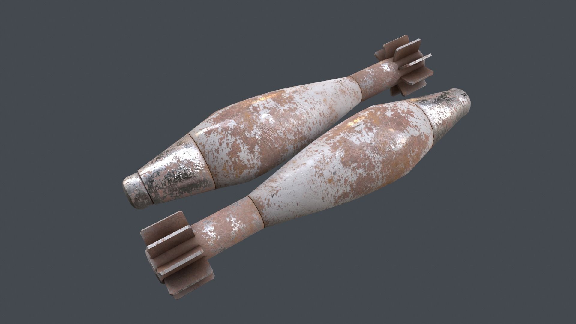 Mortar Projectile 60mm 3D model | CGTrader
