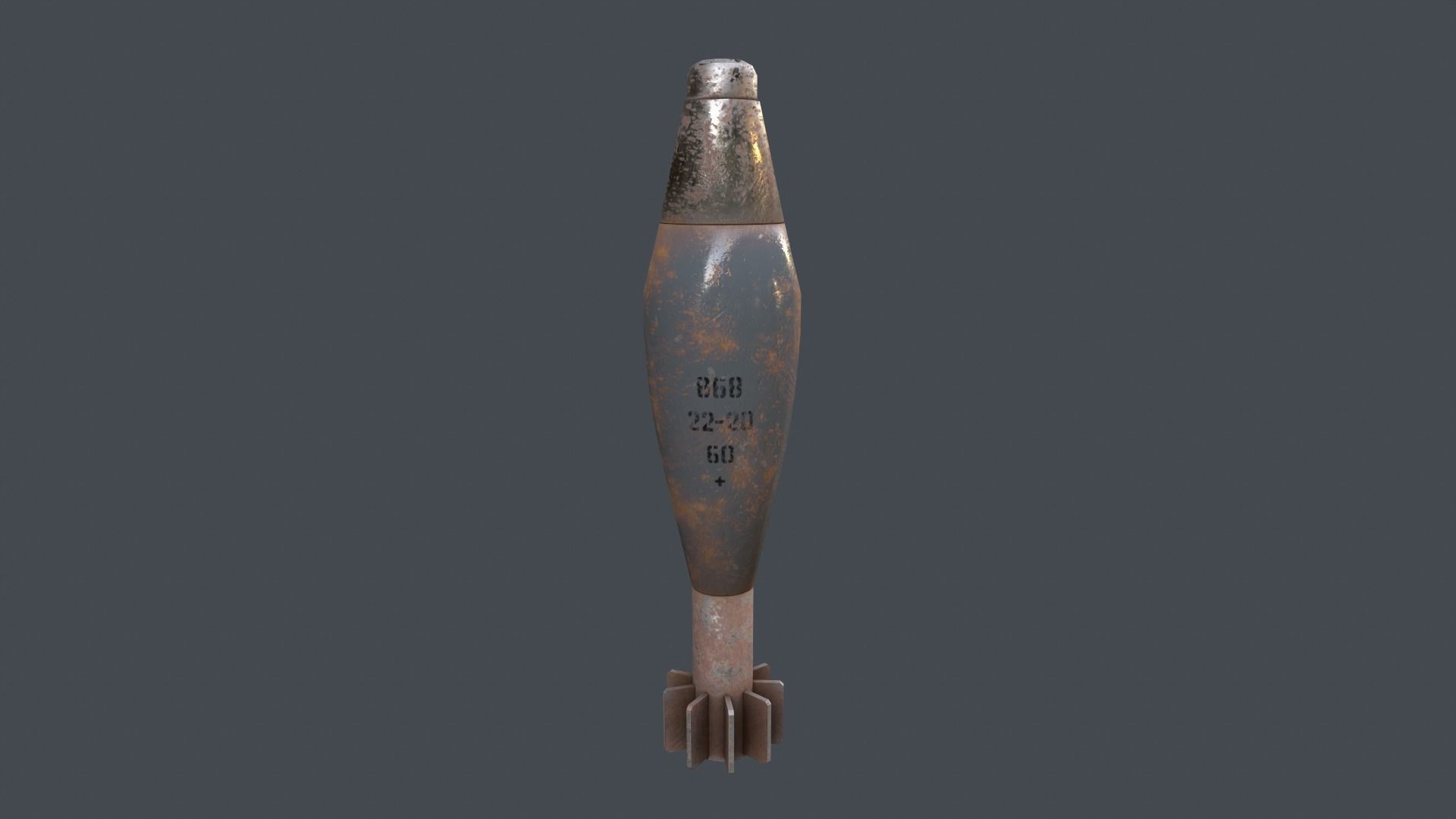 Mortar Projectile 60mm 3D Model Collection | CGTrader
