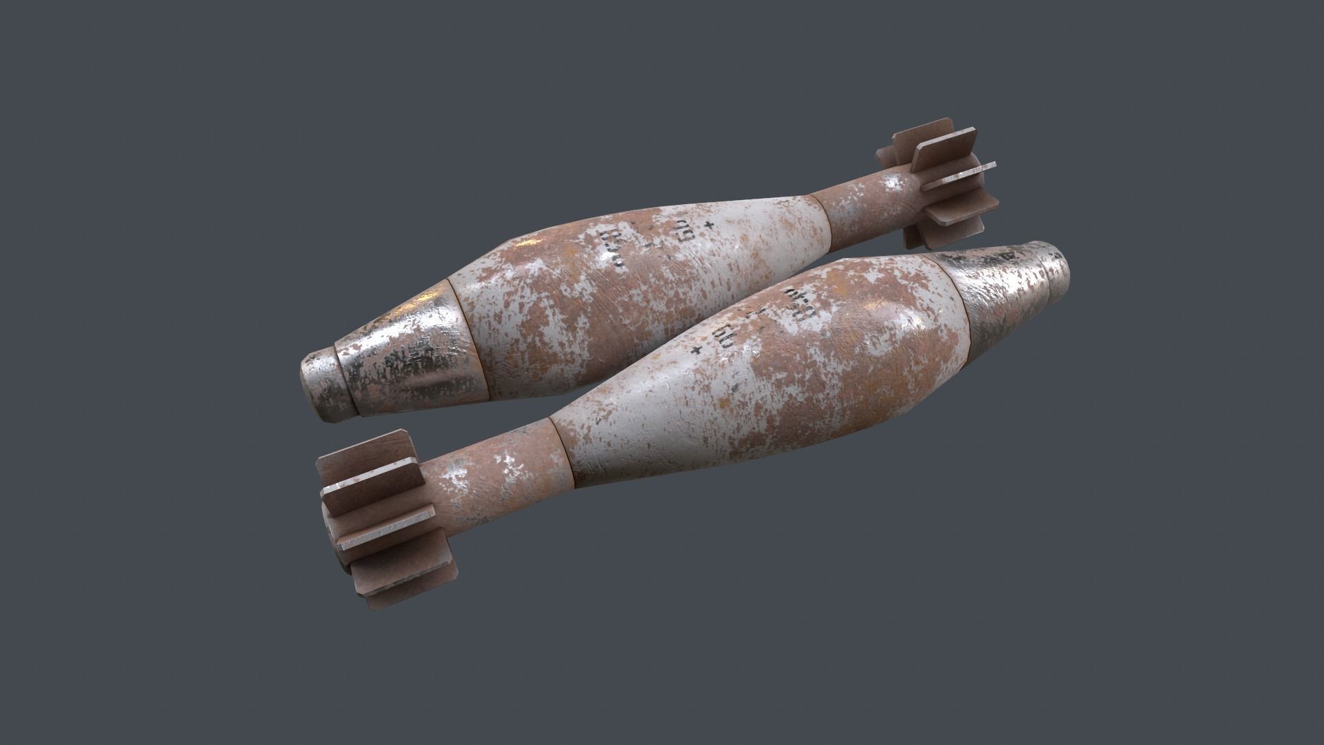 Mortar Projectile 60mm 3D Model Collection | CGTrader
