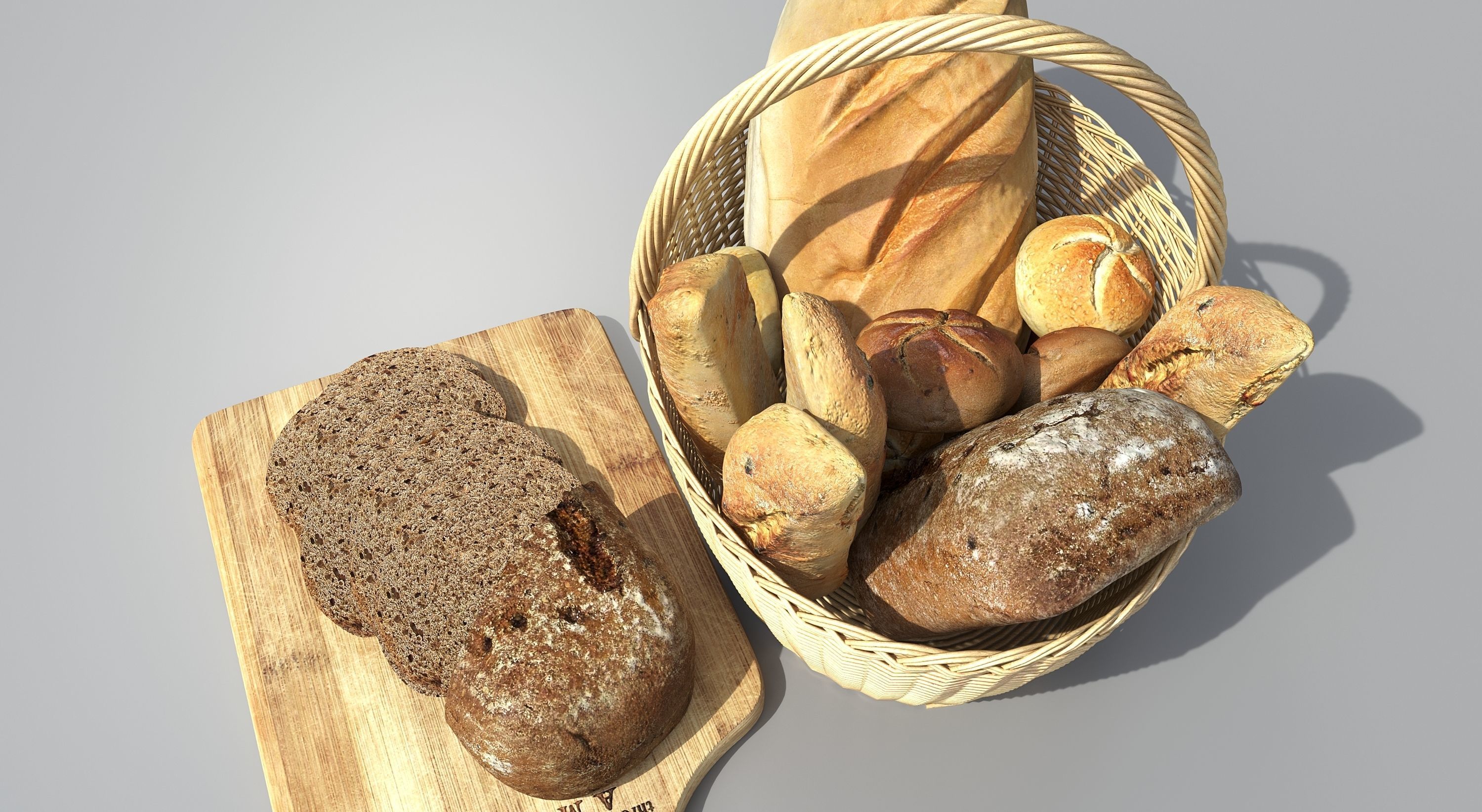 Bread 3D model | CGTrader