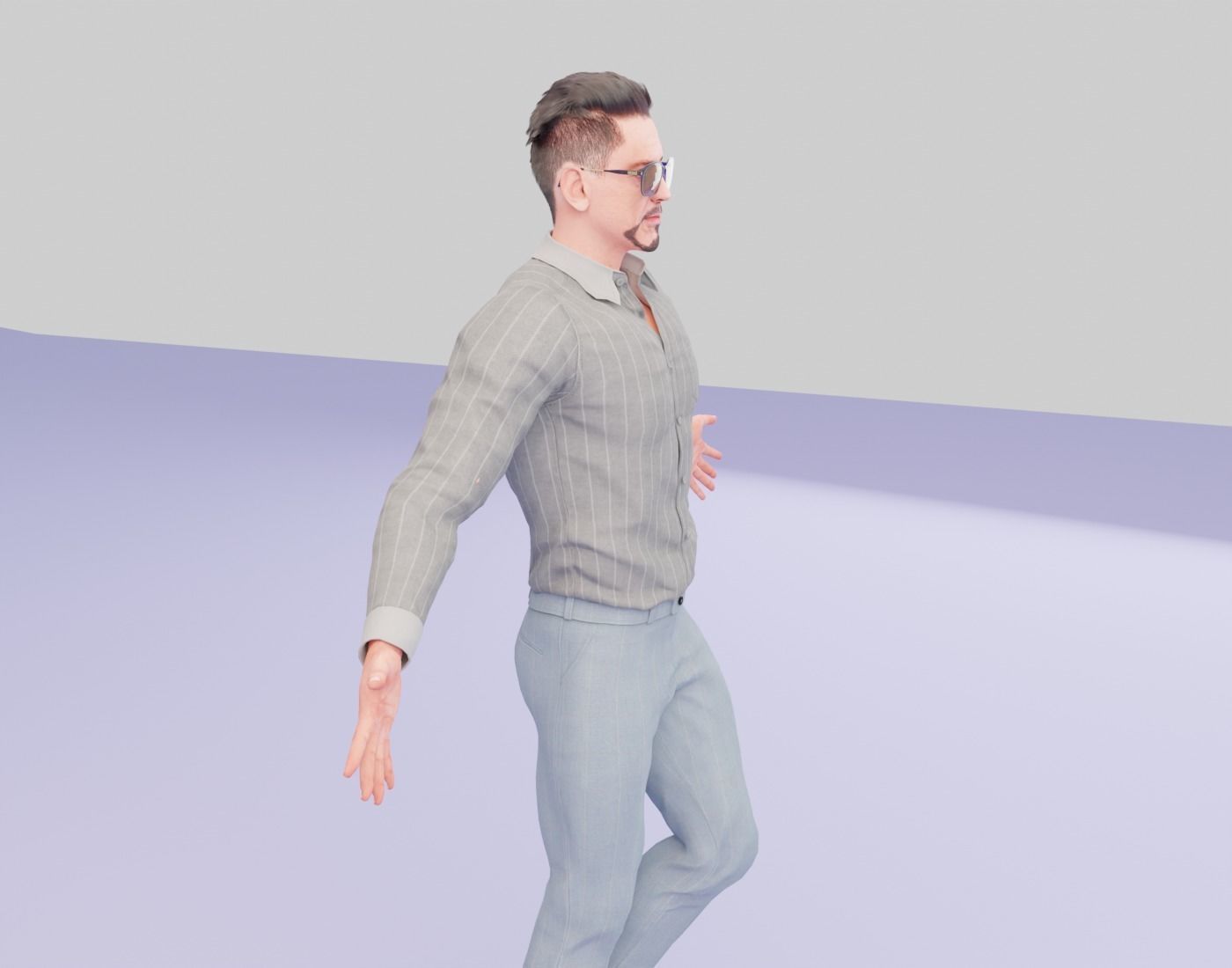 Robert Downey Jr Realistic Rigged 3D model rigged | CGTrader