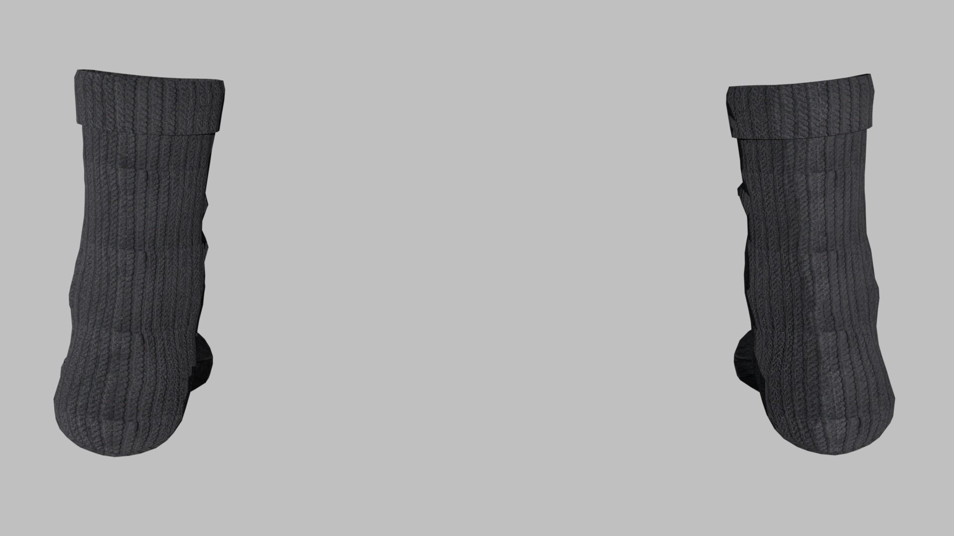 Wool Socks free 3D model | CGTrader