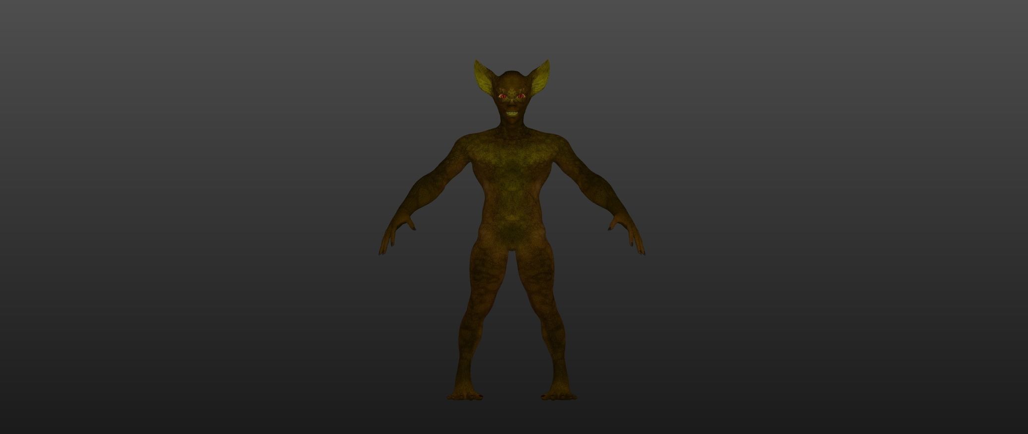 3D model Gremlin 3D Low Poly Rigged Model VR / AR / low-poly | CGTrader