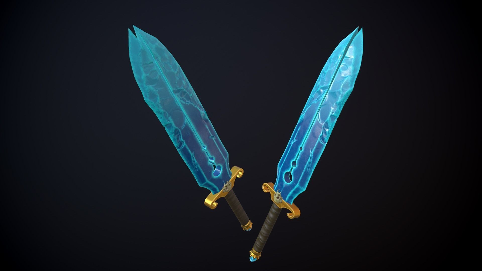3D model Stylized Crystal Sword VR / AR / low-poly | CGTrader
