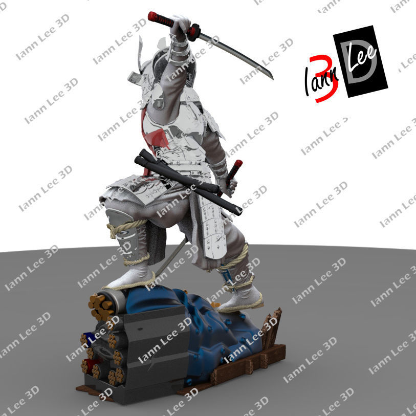 Samurai Plateado Silver Samurai Marvel Xmen mutante 3D model 3D ...
