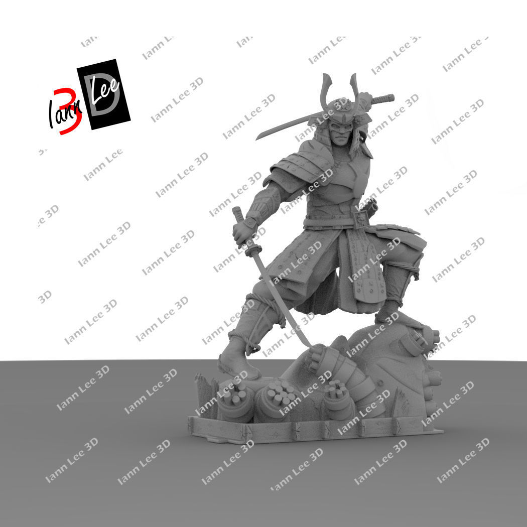 Samurai Plateado Silver Samurai Marvel Xmen mutante 3D model 3D ...