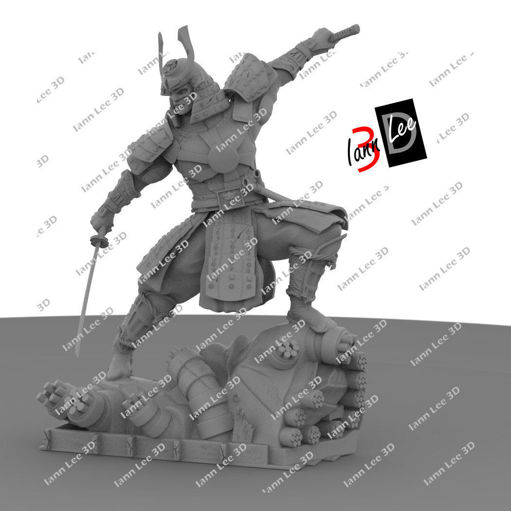 Samurai Plateado Silver Samurai Marvel Xmen mutante 3D model 3D ...