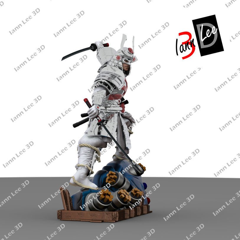 Samurai Plateado Silver Samurai Marvel Xmen mutante 3D model 3D ...