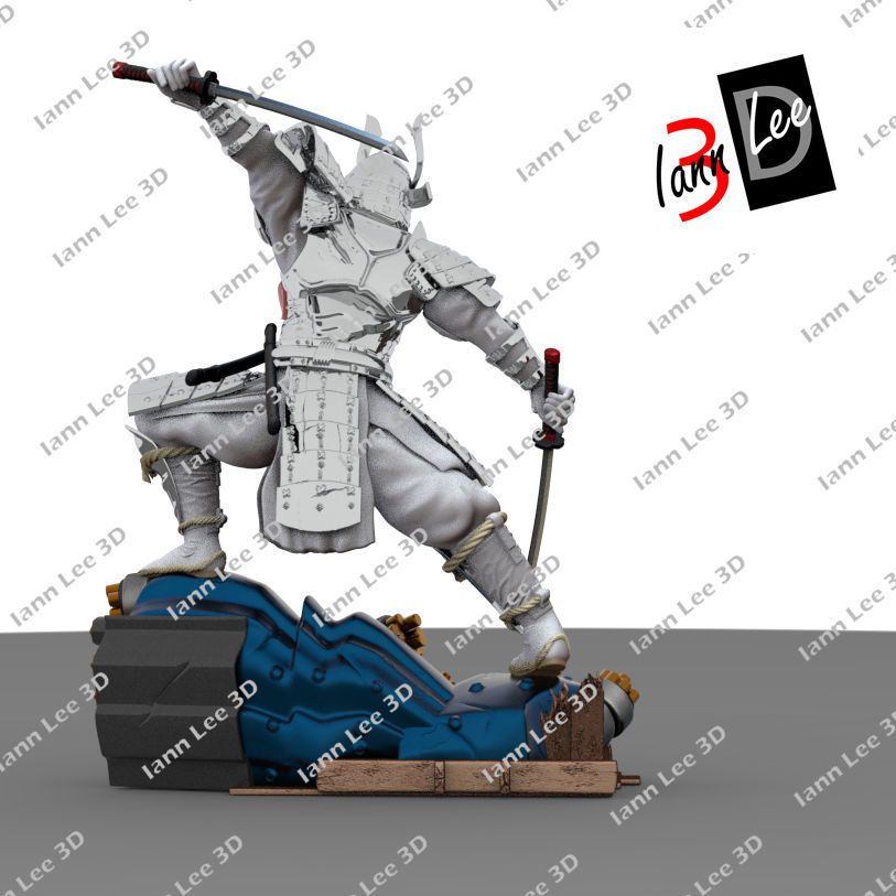 Samurai Plateado Silver Samurai Marvel Xmen mutante 3D model 3D ...