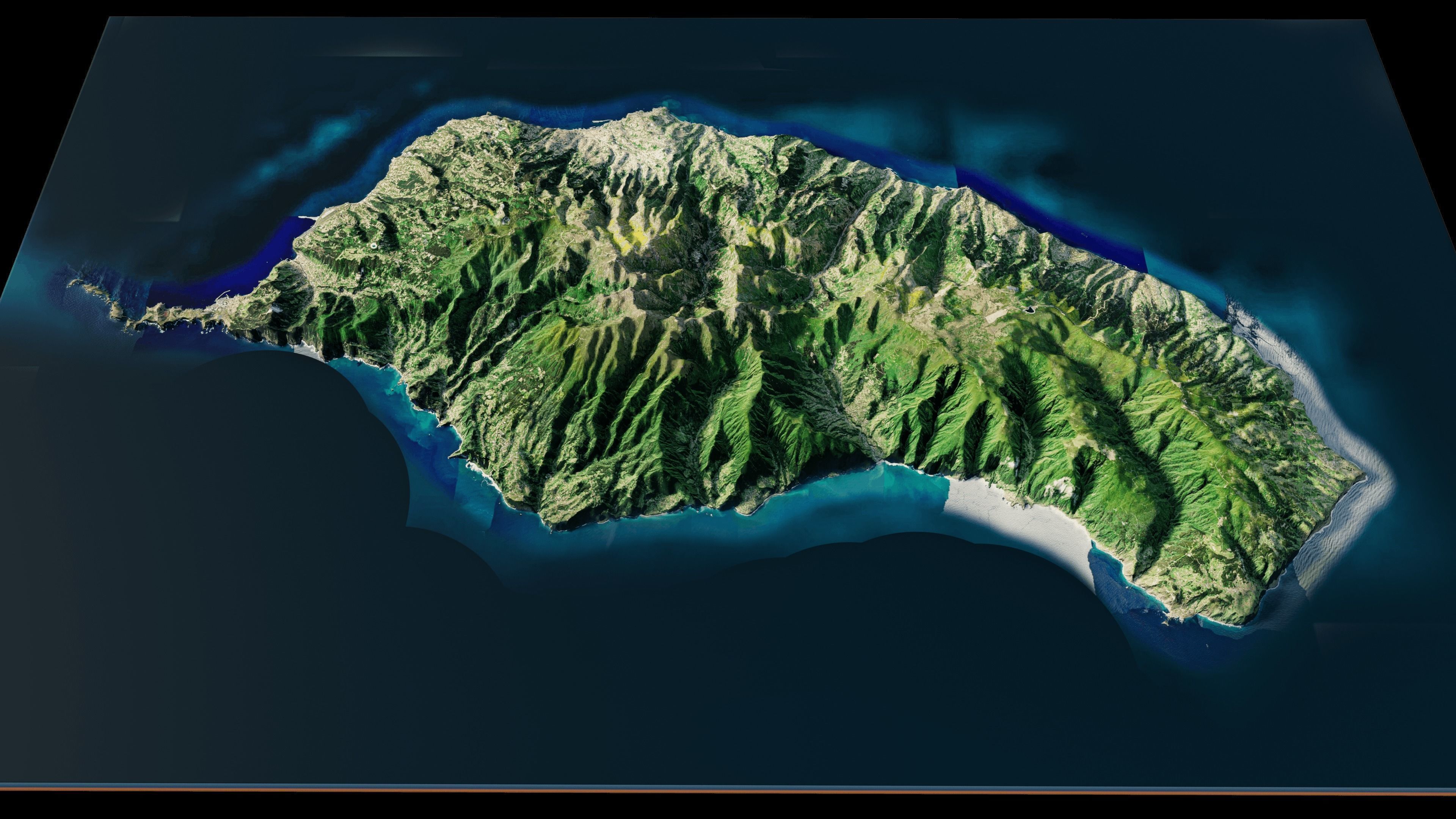 Madeira Island full 3d model terrain 3D model | CGTrader