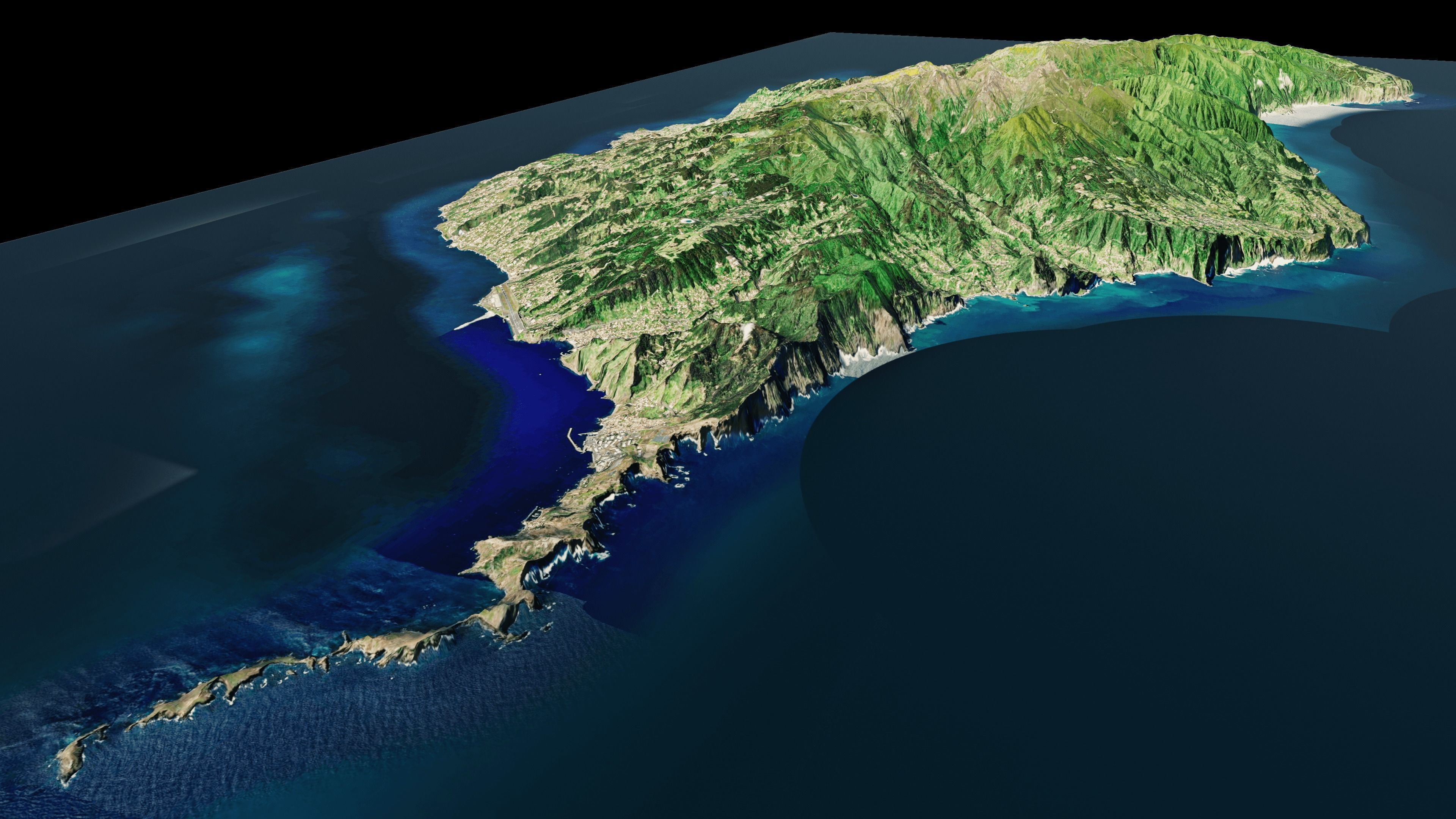 Madeira Island full 3d model terrain 3D model | CGTrader