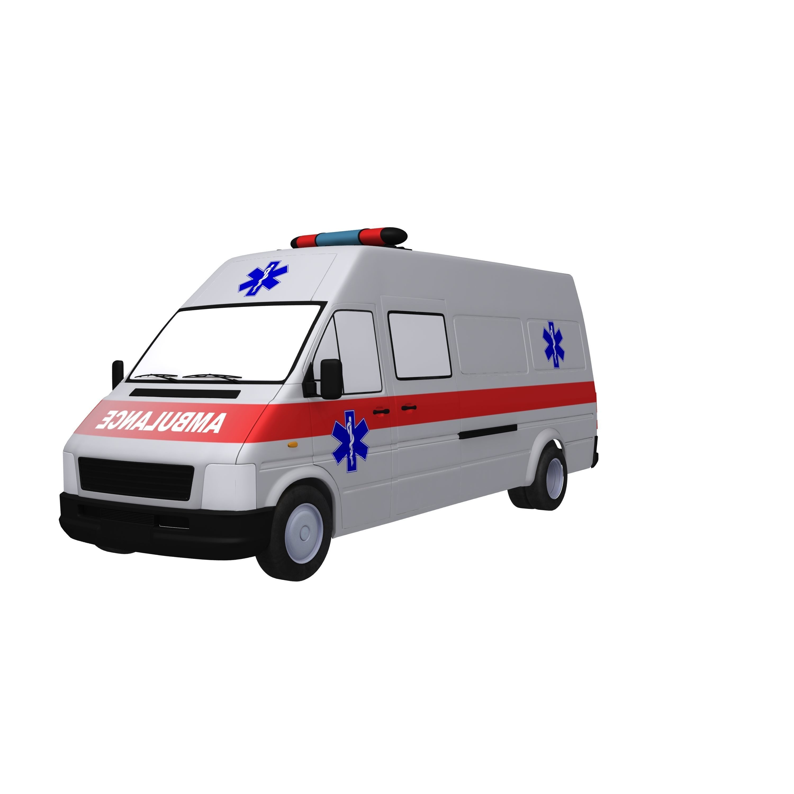 Ambulance Equipped Emergency Vehicle 3D model | CGTrader